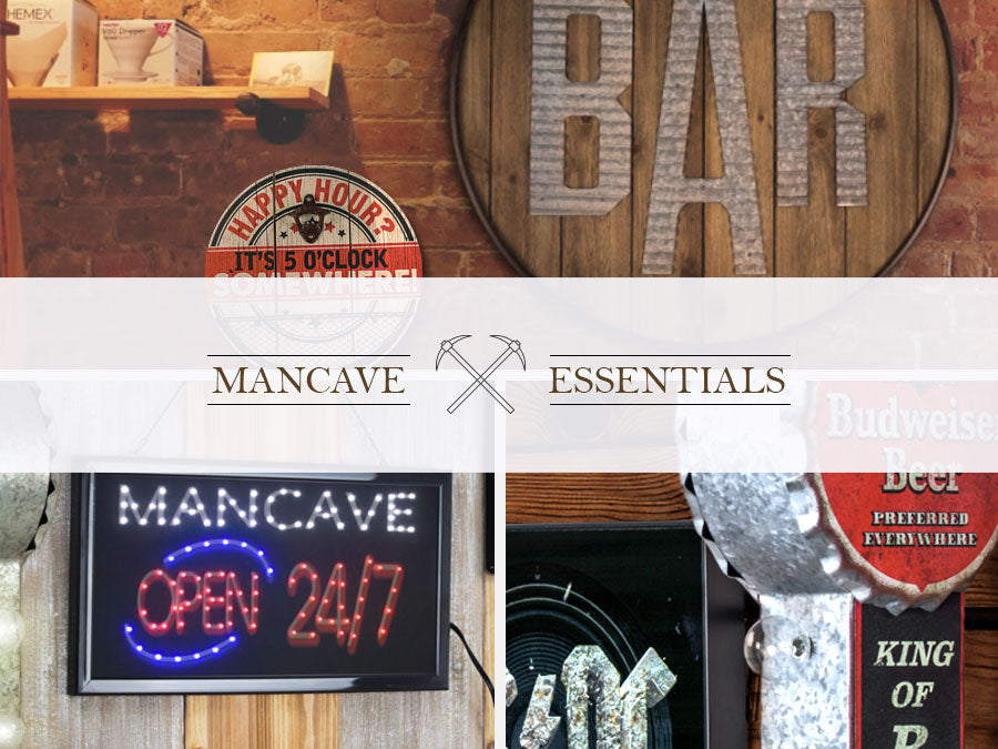 3 Essentials for Your Man Cave | American Art Decor – AmericanArtDecor.com
